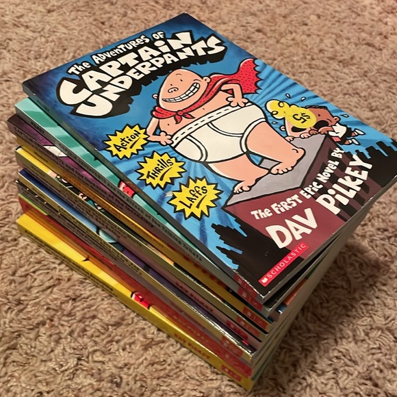 Other | Captain Underpants Book Set By Dav Pilkey | Poshmark